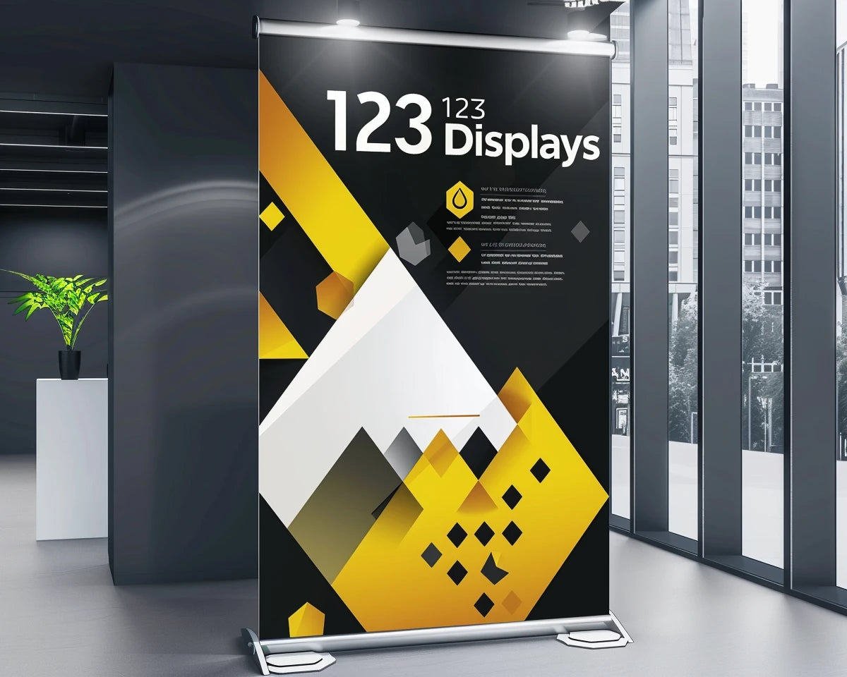 Retractable Banners – Easy, Portable Displays for Events 🎯 | 123Displays
