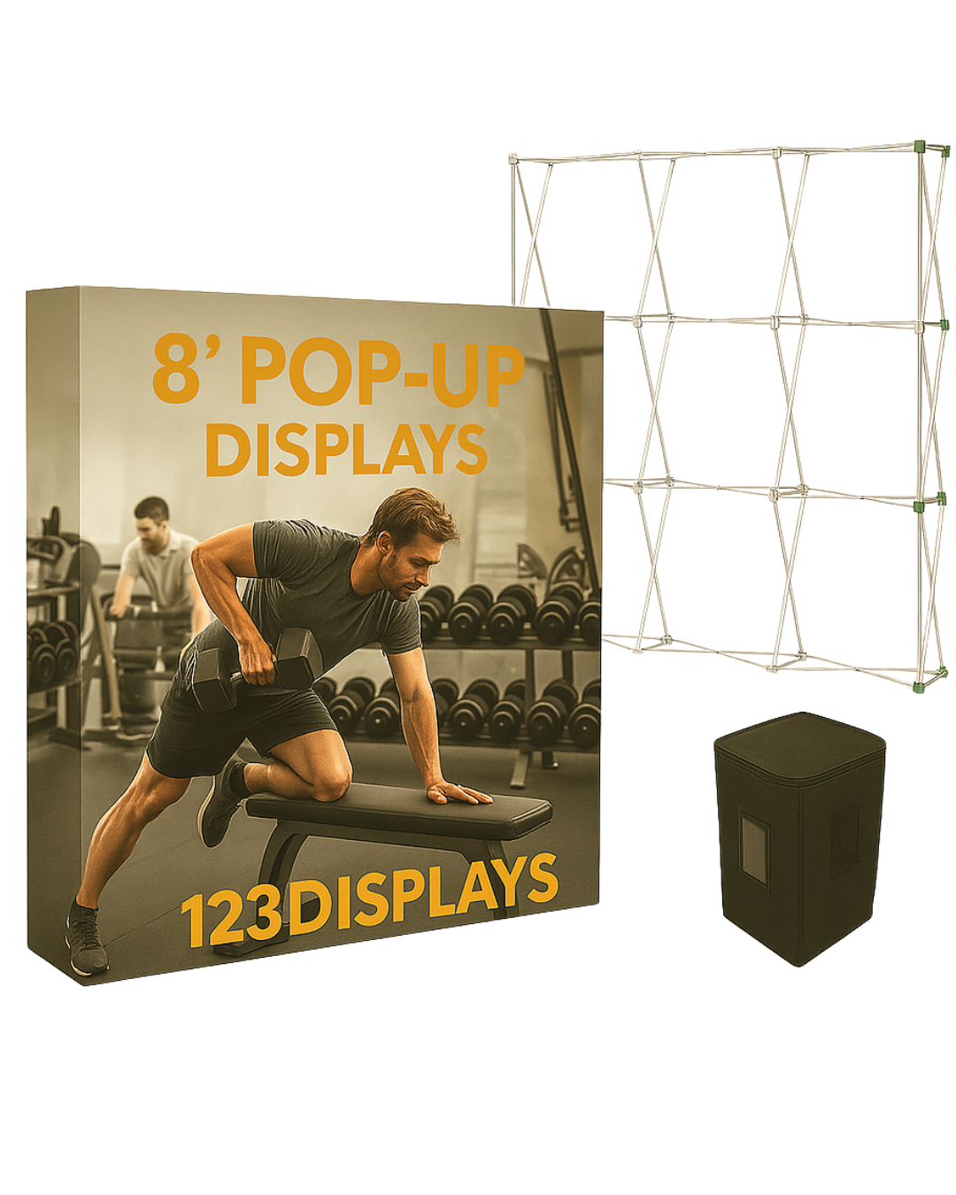 8' Pop-Up Displays: Your Brand's Spotlight at 123 Displays – 123Displays