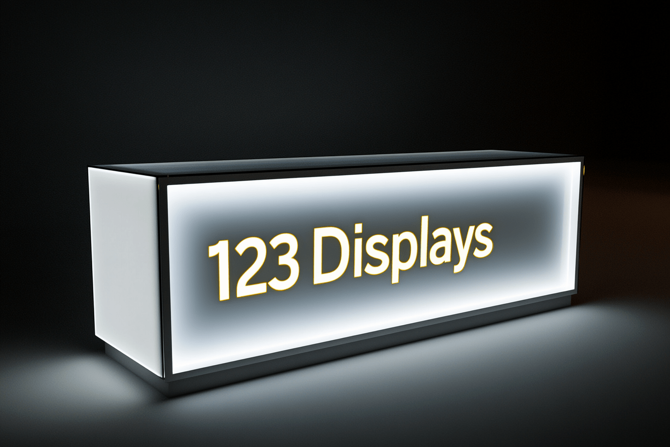 Backlit Counters for Trade Show Impact | 123Displays