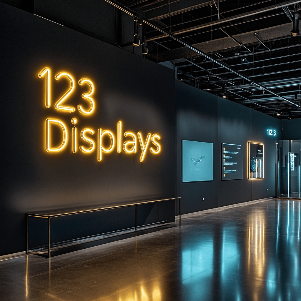 Neon and Custom Lightboxes:💡 Light Up Your Business with 123Displays