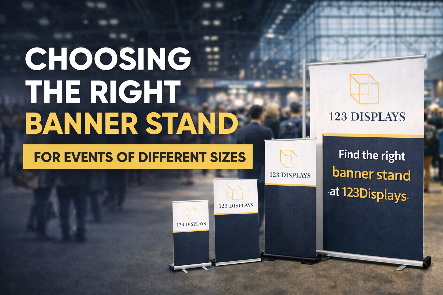 Choosing the Right Banner Stand for Events of Different Sizes – 123Displays