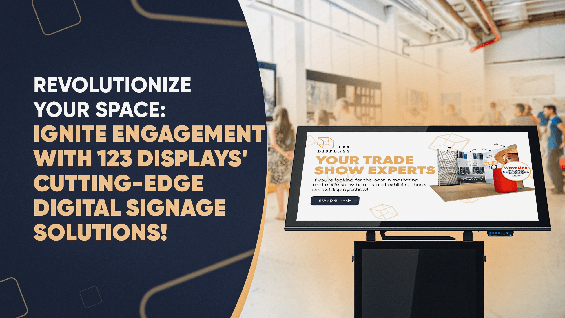 Revolutionize Your Space: Ignite Engagement with 123Displays' Cutting ...