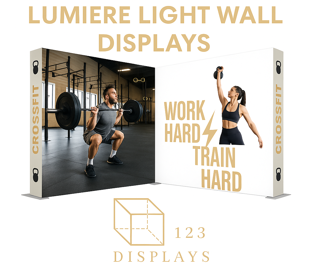 Lumiere Light Wall Displays | LED Trade Show Exhibition Walls |123Displays