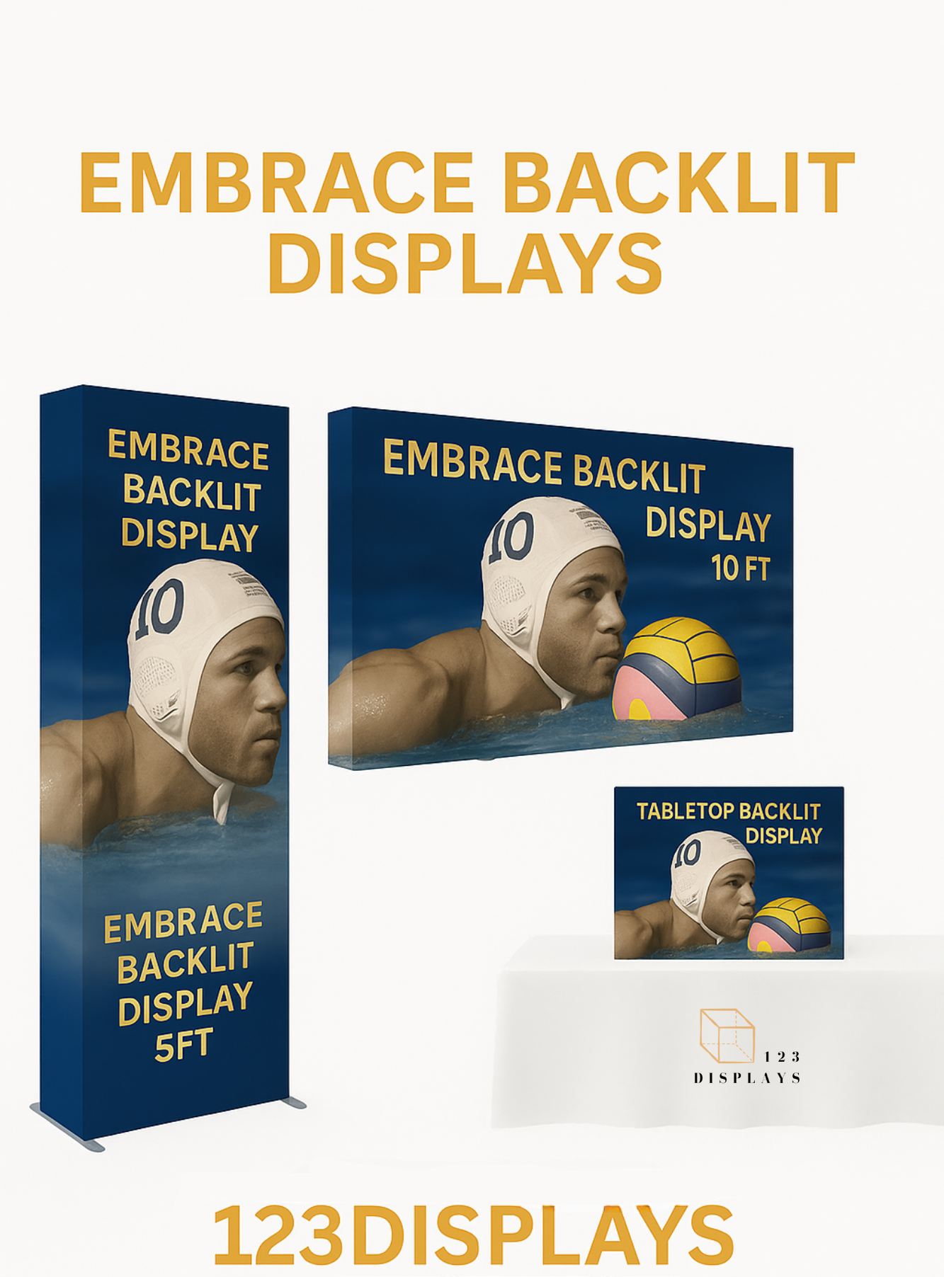 Backlit Tension Fabric Displays 123Displays| Easy and Impressive Setup