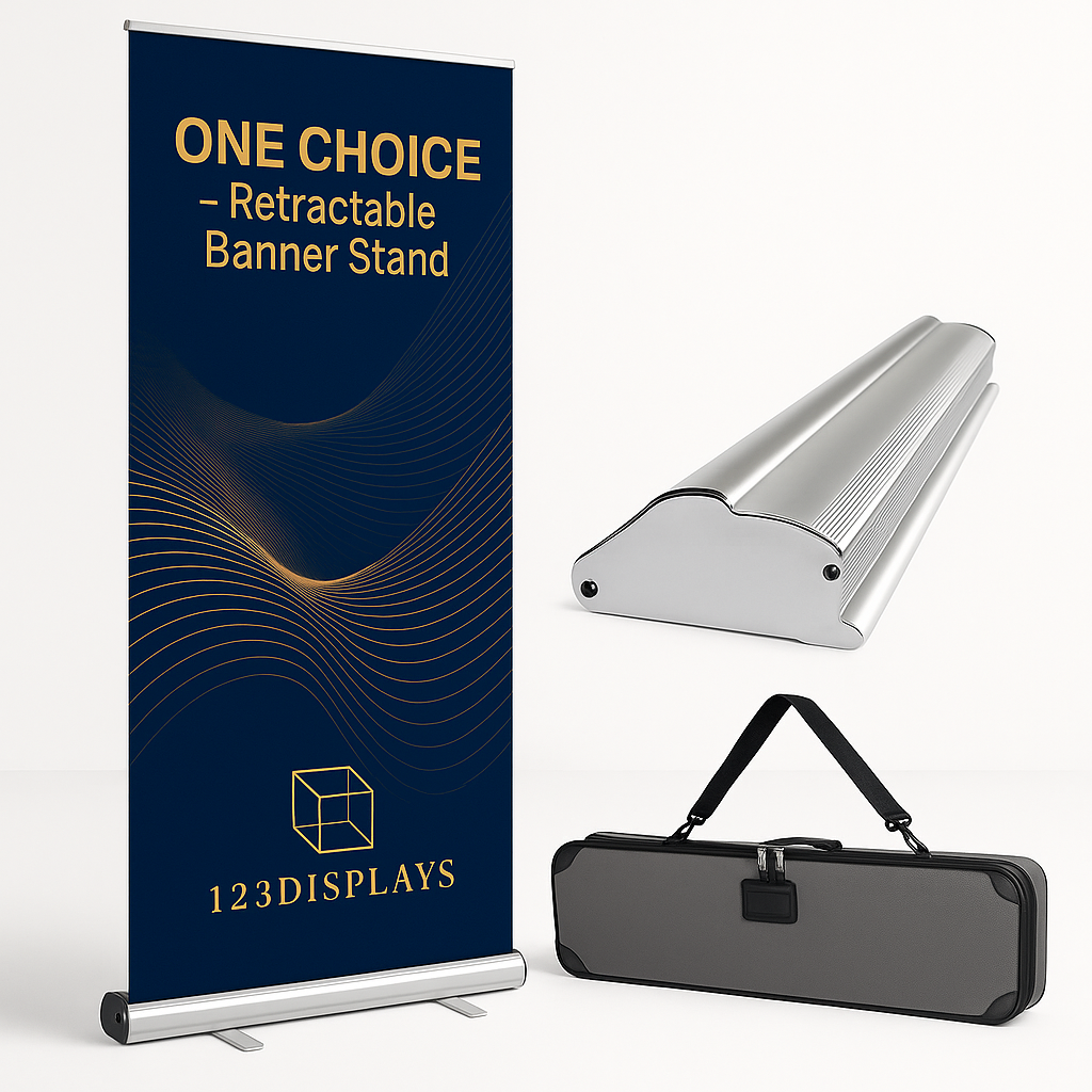 ONE CHOICE - Retractable Banner Stands | 123Displays