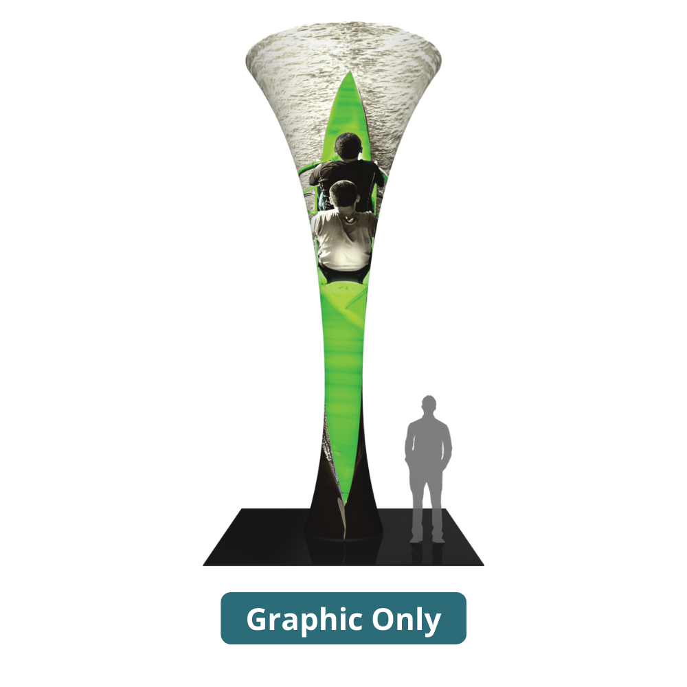 20ft Formulate Funnel 01 Tension Fabric Structure (Graphic Only ...