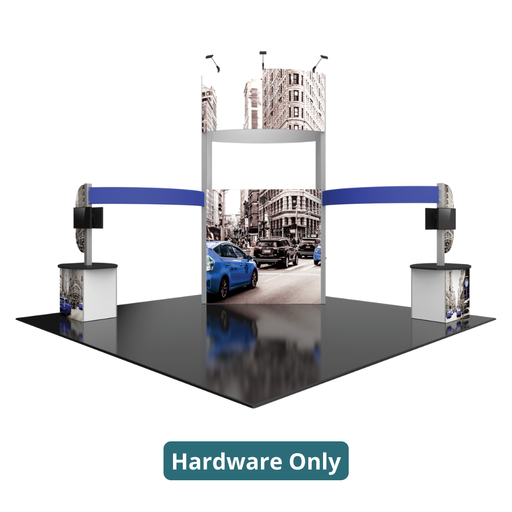20ft x 20ft Hybrid Pro Modular Island Kit 17B (Hardware Only) – 123Displays