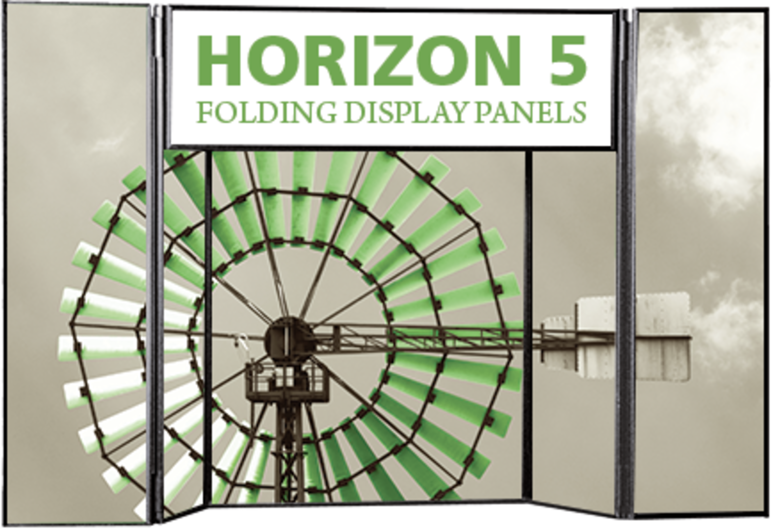 6ft x 3ft Horizon 5 Tabletop Folding Panel Display (Graphic Package ...